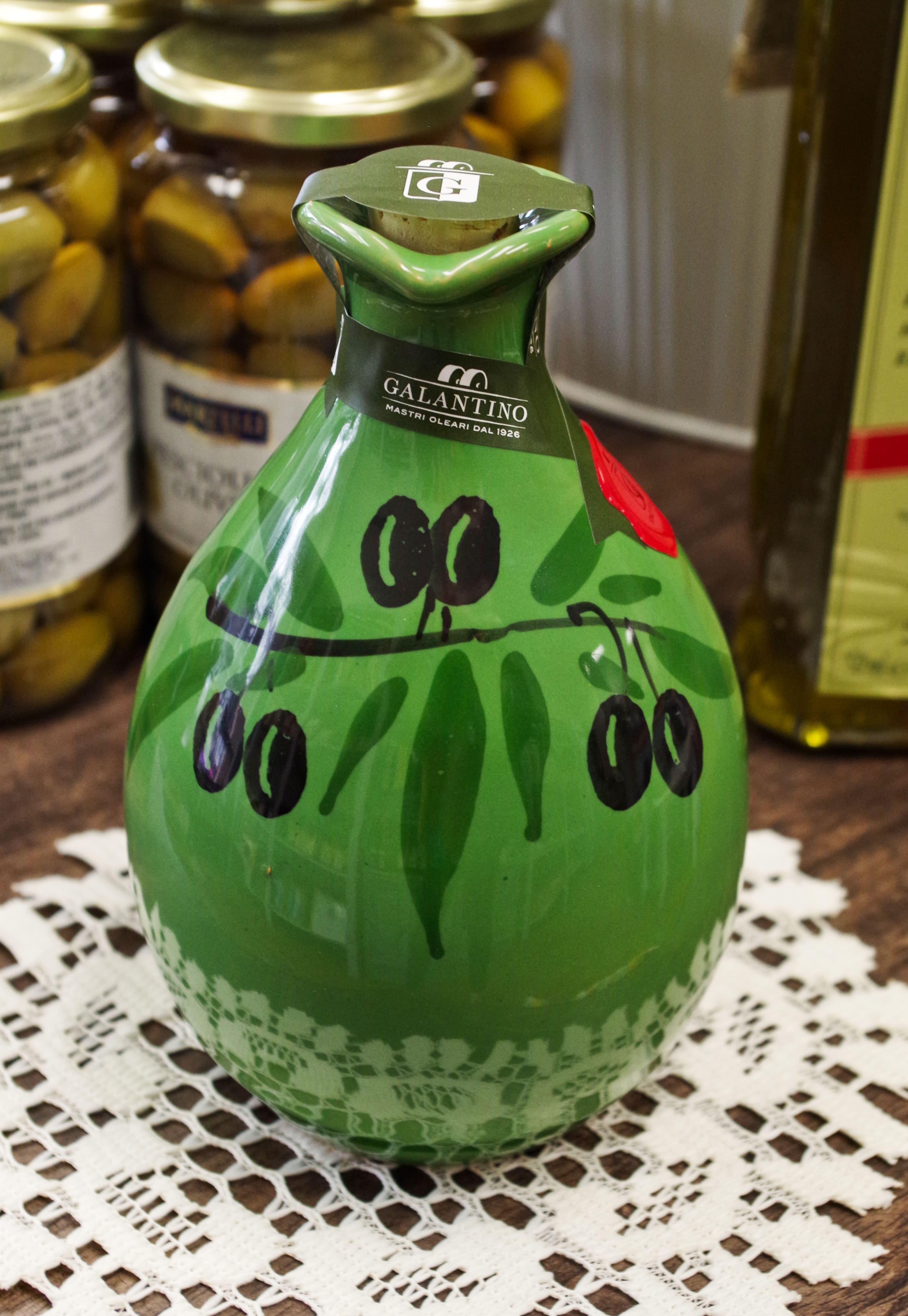 Galantino Extra Virgin Olive Oil Ceramic Series 'Tony' 500ml