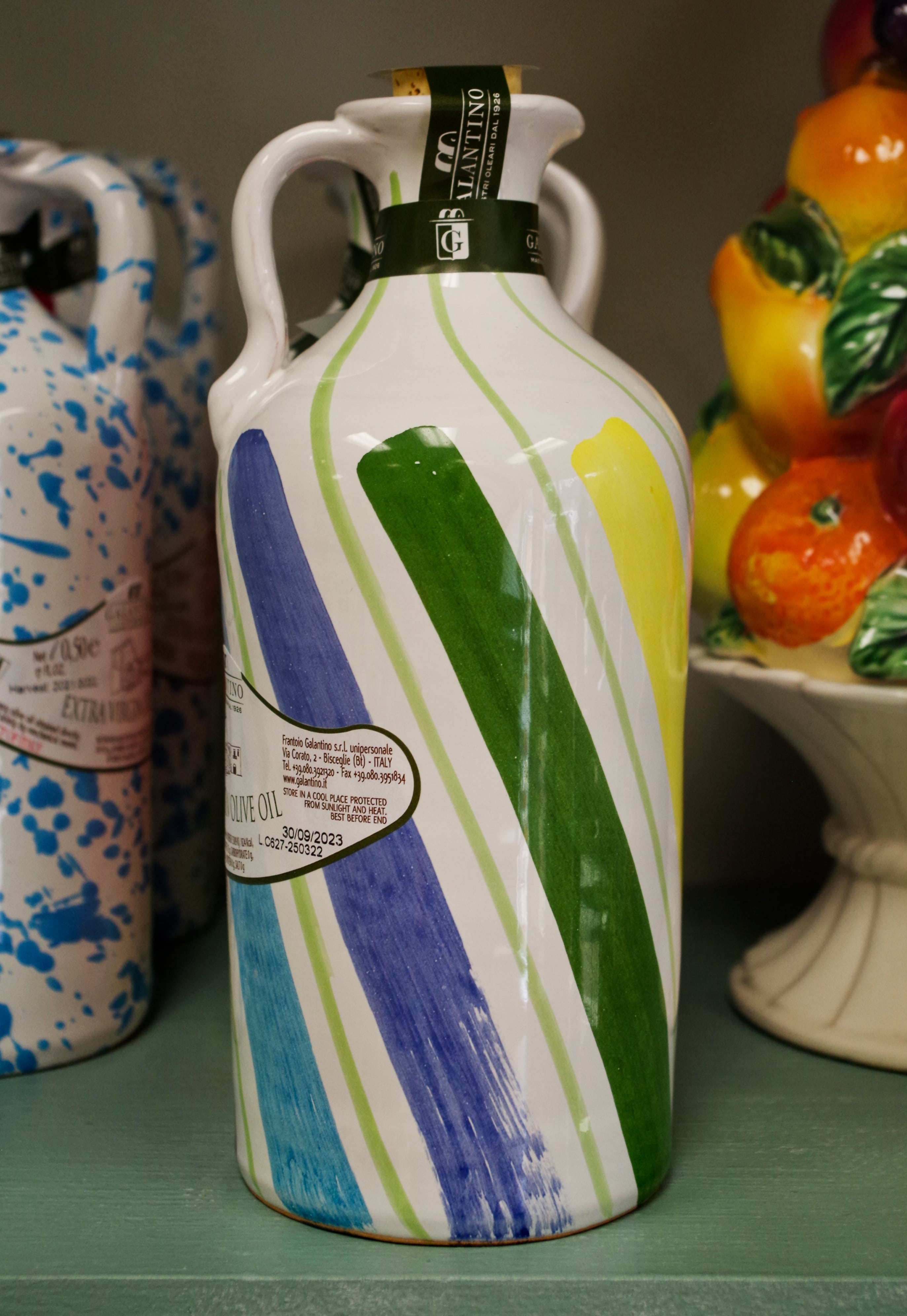 Galantino Extra Virgin Olive Oil Ceramic Series 'Arcobaleno' 500ml
