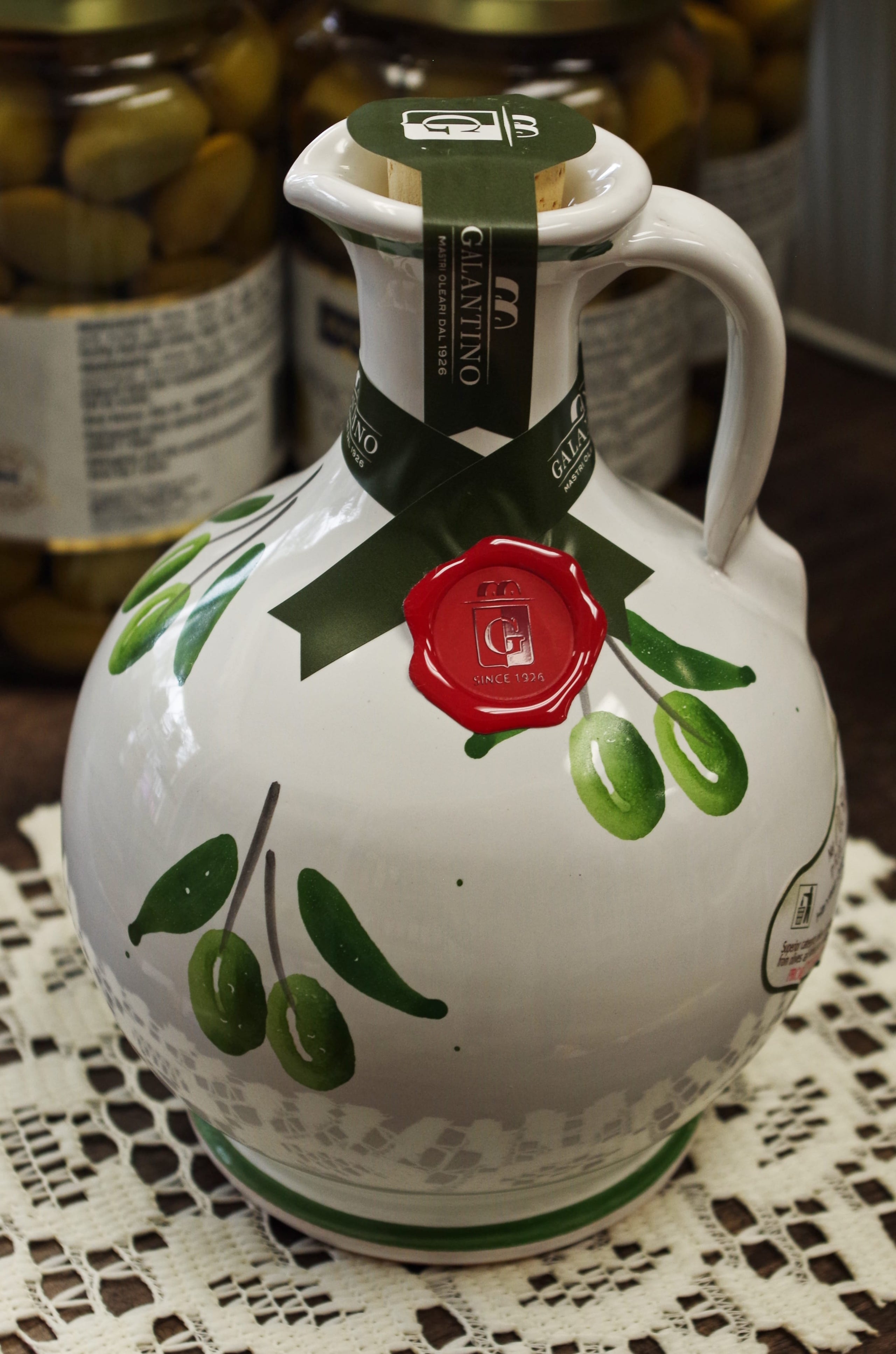 Galantino Extra Virgin Olive Oil Ceramic Series 'Rita' 500ml