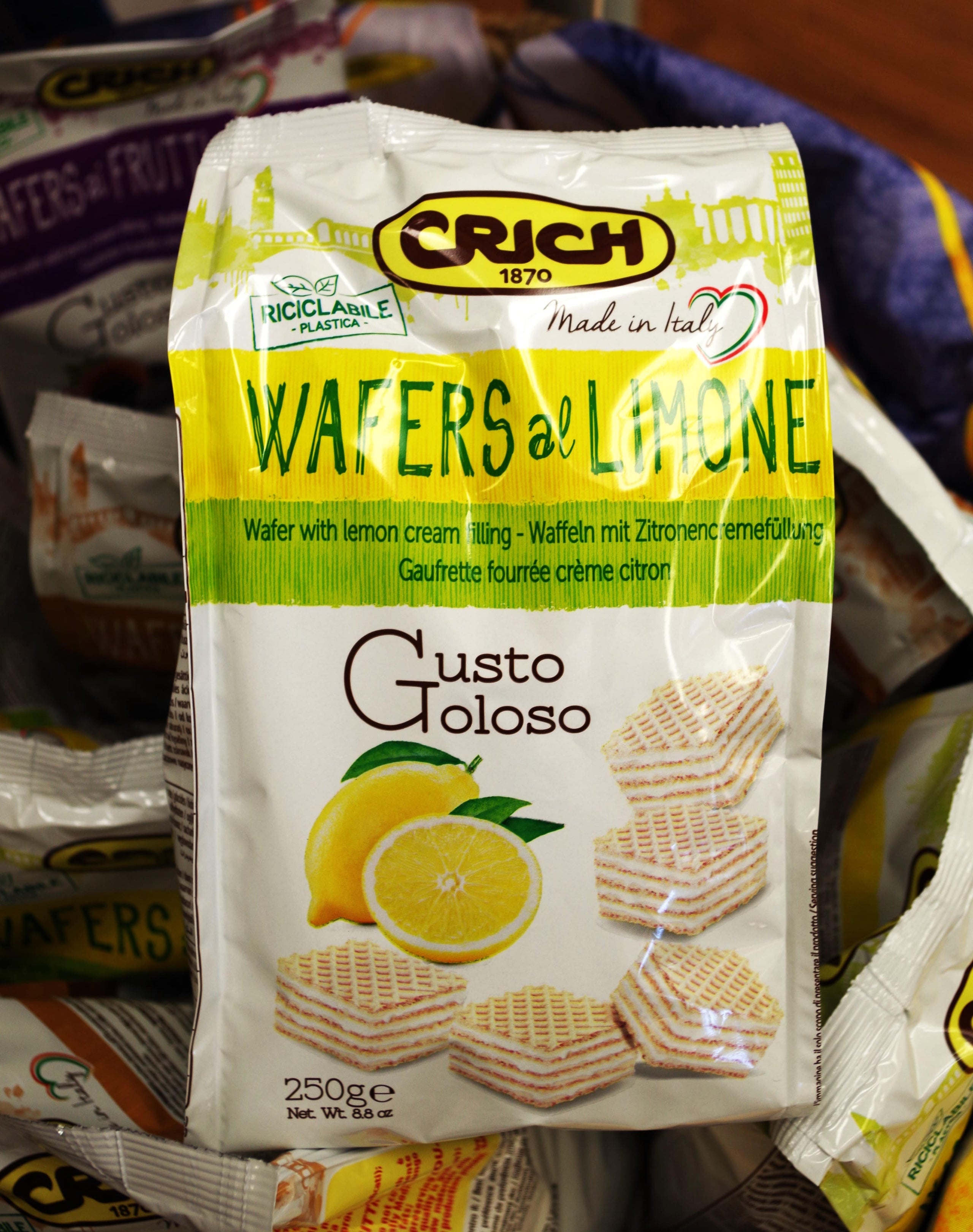 Crich Lemon Wafers 250g